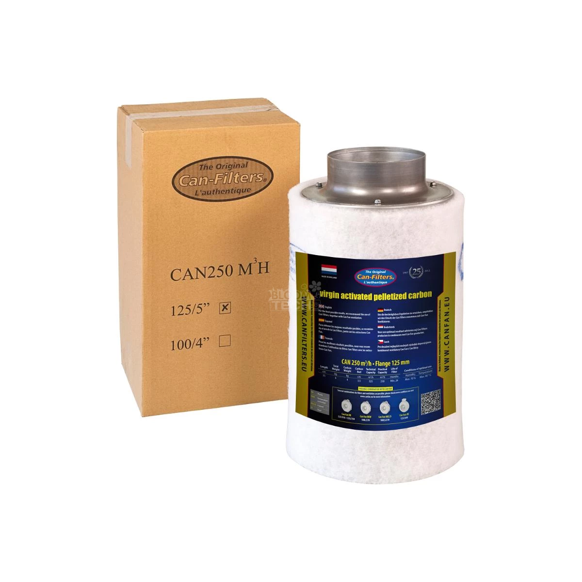 Can Original Filter 250m³/h Ø125mm - Growshop - Grow Welt