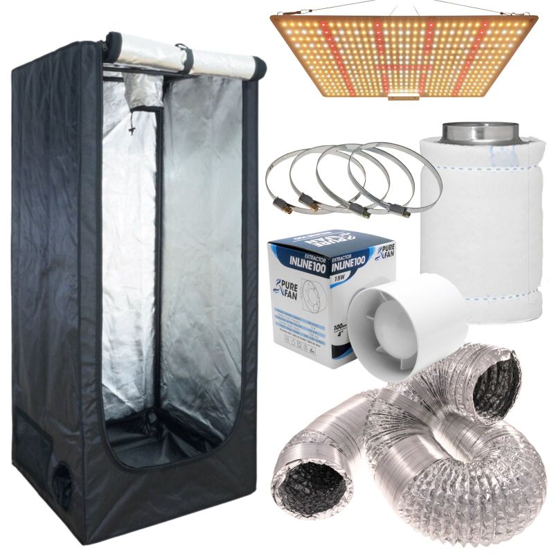 Grow Box Komplett Set LED Basic 720 Watt - Growshop - Grow Welt